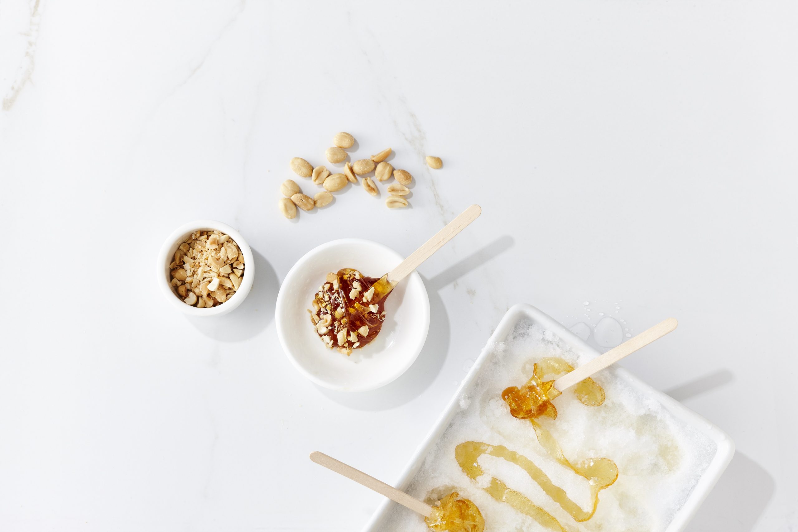 Maple Taffy and Peanuts - Maple from Canada